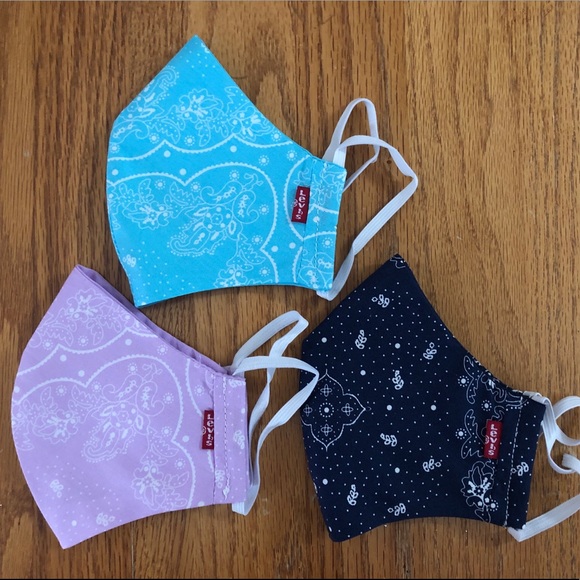 Levi's | Accessories | Levis Lavender Paisley Face Mask | Poshmark